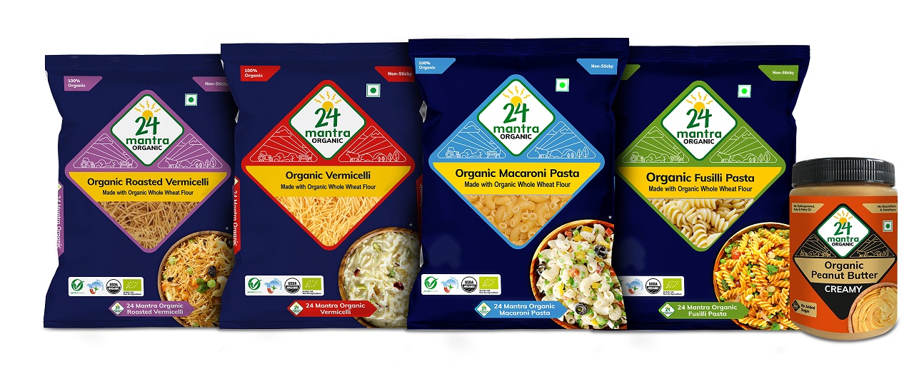 Now an Indian brand introduces organic Pasta, Vermicelli and Peanut Butter!
