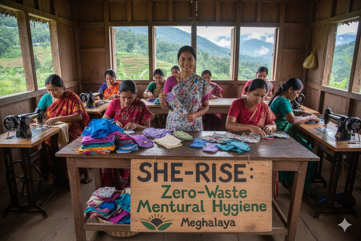 She-Rise: Meghalaya’s Zero-Waste Menstrual Hygiene Initiative